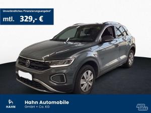Grey Volkswagen T-Roc 2024 in Kaunas, with an engine capacity of 1.50 L and mileage of 21 thousand km for 28405 €, photo  on AUTOMOTO.COM.LV