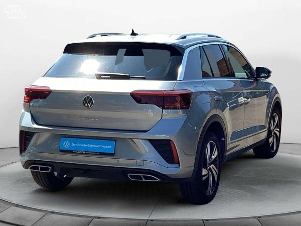 Grey Volkswagen T-Roc 2024 in Kaunas, with an engine capacity of 1.50 L and mileage of 14 thousand km for 32691 €, photo 6 on AUTOMOTO.COM.LV