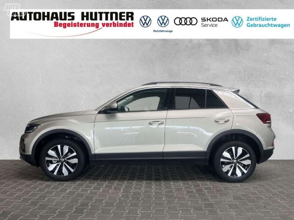 Grey Volkswagen T-Roc 2024 in Kaunas, with an engine capacity of 1.50 L and mileage of 16 thousand km for 33209 €, photo 2 on AUTOMOTO.COM.LV