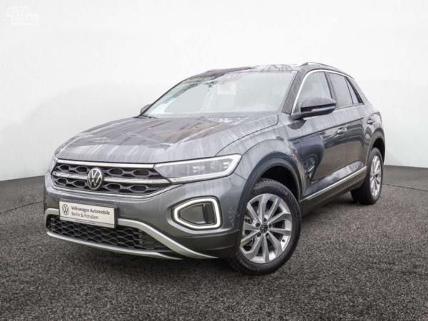 Grey Volkswagen T-Roc 2024 in Kaunas, with an engine capacity of 1.50 L and mileage of 18 thousand km for 29506 €, photo 2 on AUTOMOTO.COM.LV