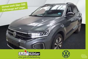 Grey Volkswagen T-Roc 2025 in Kaunas, with an engine capacity of 1.00 L and mileage of 26 thousand km for 24777 €, photo  on AUTOMOTO.COM.LV