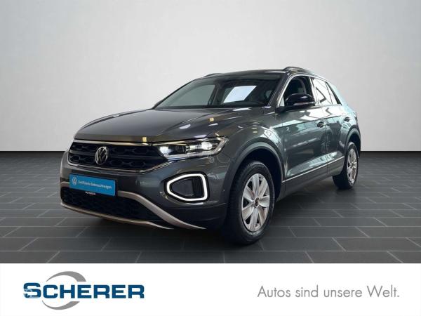 Grey Volkswagen T-Roc 2025 in Kaunas, with an engine capacity of 2.00 L and mileage of 26 thousand km for 26830 €, photo 1 on AUTOMOTO.COM.LV