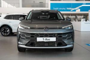 Pelēks Volkswagen T-Roc 2026 Viļņa, ar dzinēja tilpumu 1.50 L un nobraukumu 10 tūkst. km par 28730 €, foto 2 vietnē AUTOMOTO.COM.LV