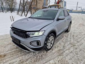 Grey Volkswagen T-Roc 2025 in Kaunas, with an engine capacity of 1.50 L and mileage of 18 thousand km for 16900 €, photo  on AUTOMOTO.COM.LV