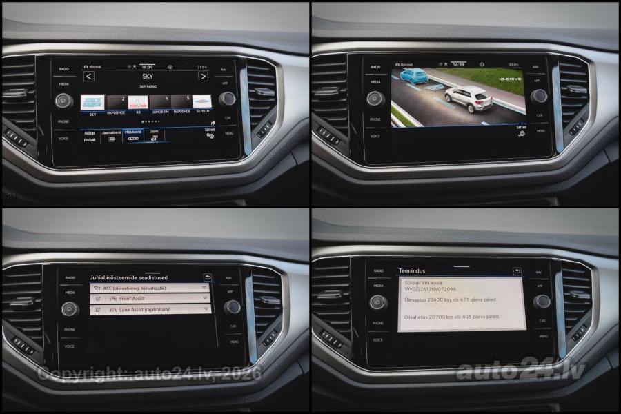 Pelēks Volkswagen T-Roc 2022 Tartu, ar dzinēja tilpumu 1.50 L un nobraukumu 49 tūkst. km par 21900 €, foto 20 vietnē AUTOMOTO.COM.LV