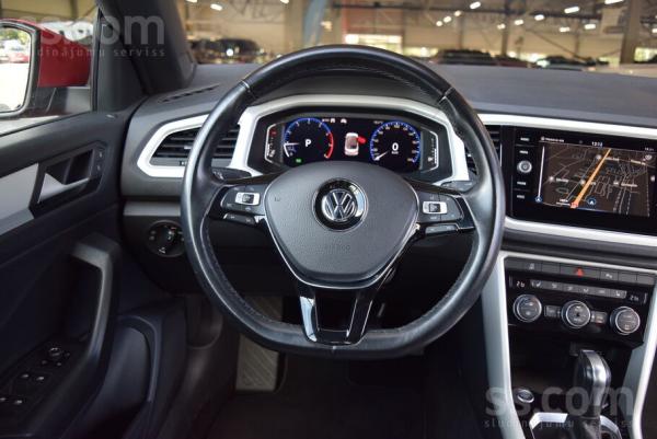 Red Volkswagen T-Roc 2021 in Riga, with an engine capacity of 1.50 L and mileage of 27 thousand km for 23500 €, photo 10 on AUTOMOTO.COM.LV