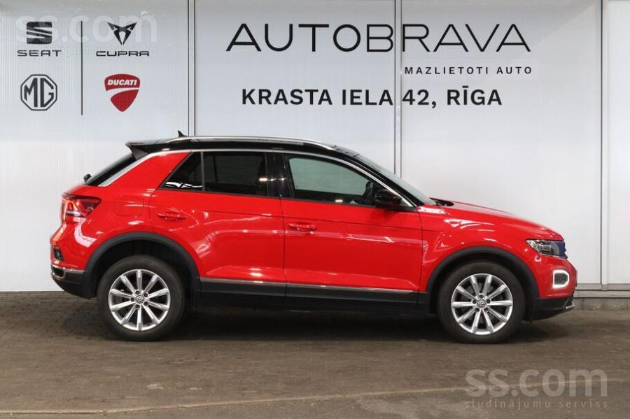 Sarkans Volkswagen T-Roc 2018 Rīga, ar dzinēja tilpumu 1.50 L un nobraukumu 104 tūkst. km par 17990 €, foto 6 vietnē AUTOMOTO.COM.LV