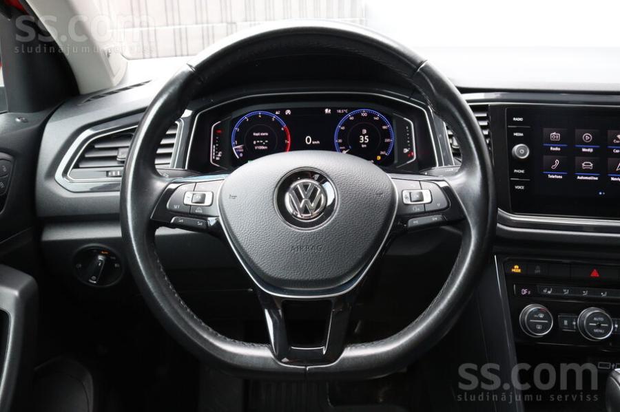 Sarkans Volkswagen T-Roc 2018 Rīga, ar dzinēja tilpumu 1.50 L un nobraukumu 104 tūkst. km par 17990 €, foto 11 vietnē AUTOMOTO.COM.LV