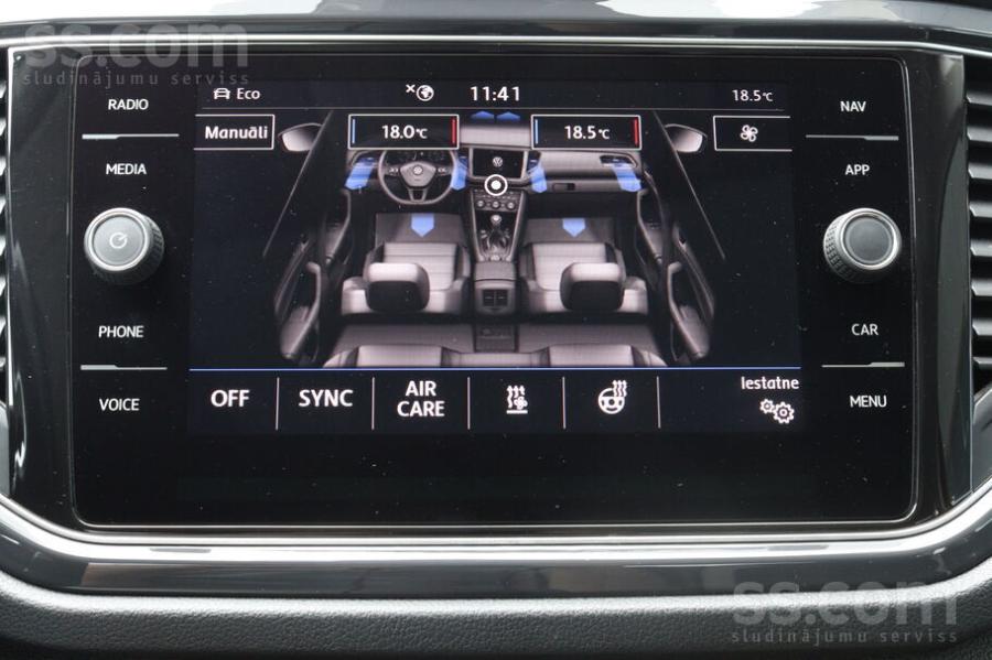 Sarkans Volkswagen T-Roc 2018 Rīga, ar dzinēja tilpumu 1.50 L un nobraukumu 104 tūkst. km par 17990 €, foto 18 vietnē AUTOMOTO.COM.LV