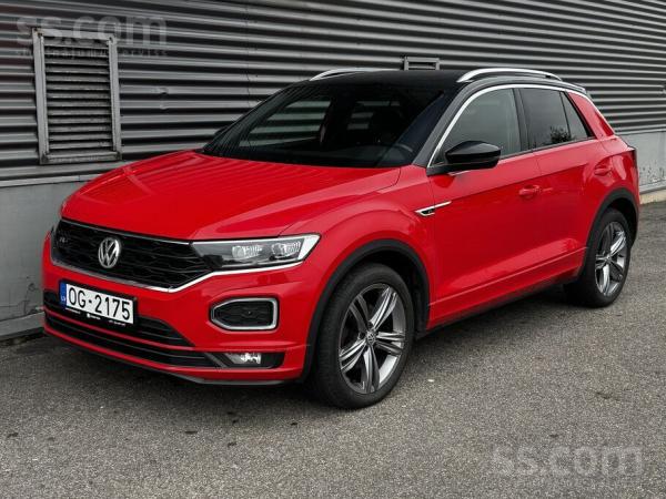 Red Volkswagen T-Roc 2018 in Riga, with an engine capacity of 1.50 L and mileage of 170 thousand km for 16900 €, photo 1 on AUTOMOTO.COM.LV