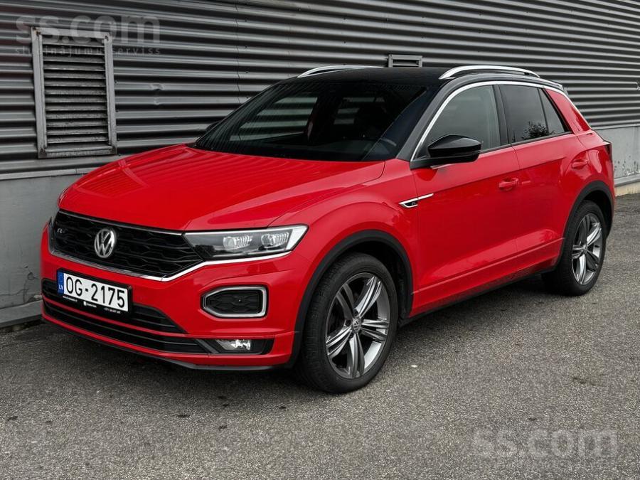 Sarkans Volkswagen T-Roc 2018 Rīga, ar dzinēja tilpumu 1.50 L un nobraukumu 170 tūkst. km par 16900 €, foto 1 vietnē AUTOMOTO.COM.LV