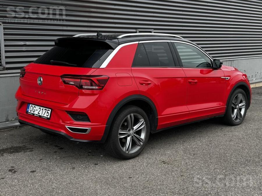 Sarkans Volkswagen T-Roc 2018 Rīga, ar dzinēja tilpumu 1.50 L un nobraukumu 170 tūkst. km par 16900 €, foto 6 vietnē AUTOMOTO.COM.LV