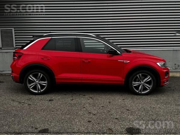 Red Volkswagen T-Roc 2018 in Riga, with an engine capacity of 1.50 L and mileage of 170 thousand km for 16900 €, photo 6 on AUTOMOTO.COM.LV