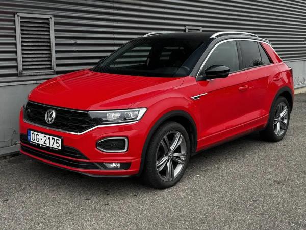 Sarkans Volkswagen T-Roc 2018 Rīga, ar dzinēja tilpumu 1.50 L un nobraukumu 170 tūkst. km par 16900 €, foto 1 vietnē AUTOMOTO.COM.LV