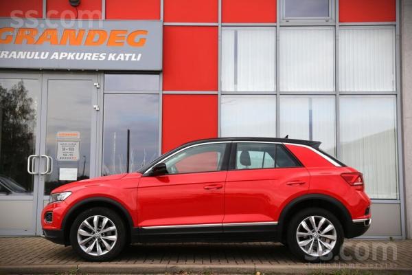 Фольксваген Ти-Рок 2019 в Рига на AUTOMOTO.COM.LV Красный Фольксваген Ти-Рок 2019 в Рига, объемом двигателя 2.00 л и пробегом 188 тыс. км за 14995 €, фото 3 на AUTOMOTO.COM.LV