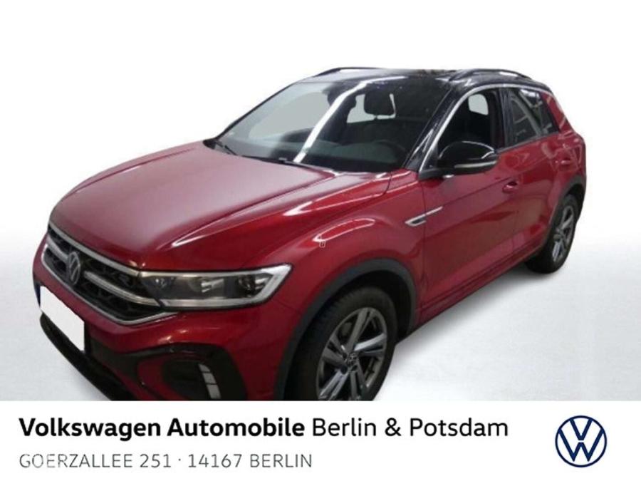 Red Volkswagen T-Roc 2023 in Kaunas, with an engine capacity of 1.50 L and mileage of 30 thousand km for 26883 €, photo 1 on AUTOMOTO.COM.LV