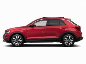 Red Volkswagen T-Roc 2024 in Kaunas, with an engine capacity of 1.50 L and mileage of 42 thousand km for 30578 €, photo 6 on AUTOMOTO.COM.LV