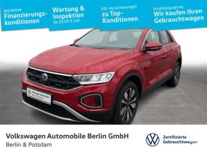 Sarkans Volkswagen T-Roc 2024 Kauņa, ar dzinēja tilpumu 1.00 L un nobraukumu 12 tūkst. km par 25765 €, foto  vietnē AUTOMOTO.COM.LV
