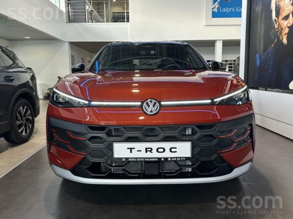 Sarkans Volkswagen T-Roc 2026 Valmiera, ar dzinēja tilpumu 1.50 L un nobraukumu 10 tūkst. km par 34680 €, foto 5 vietnē AUTOMOTO.COM.LV