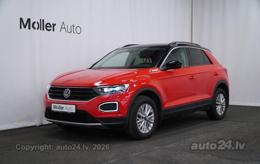 Sarkans Volkswagen T-Roc 2021 Tallina, ar dzinēja tilpumu 1.50 L un nobraukumu 29 tūkst. km par 22900 €, foto 1 vietnē AUTOMOTO.COM.LV