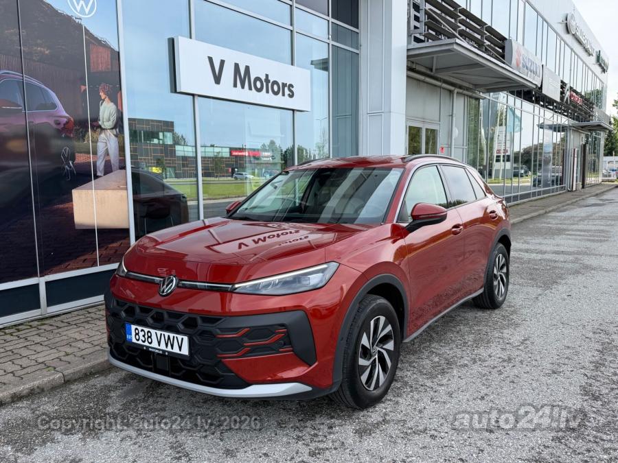 Sarkans Volkswagen T-Roc 2026 Viljandi, ar dzinēja tilpumu 1.50 L un nobraukumu 10 tūkst. km par 32500 €, foto 1 vietnē AUTOMOTO.COM.LV