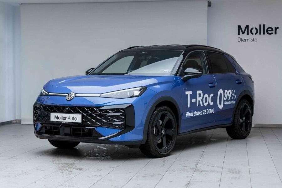 Volkswagen T-Roc 2026 Peetri, ar dzinēja tilpumu 1.50 L un nobraukumu 3 tūkst. km par 36900 €, foto 1 vietnē AUTOMOTO.COM.LV