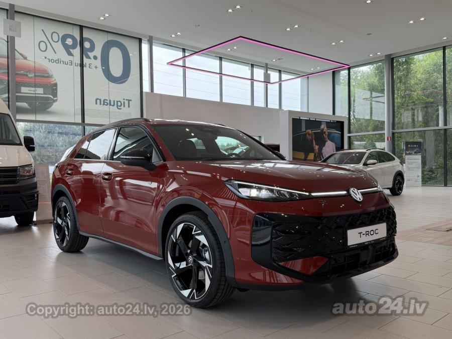 Volkswagen T-Roc 2026 in Parnu, with an engine capacity of 1.50 L and mileage of 1 thousand km for 41243 €, photo 4 on AUTOMOTO.COM.LV