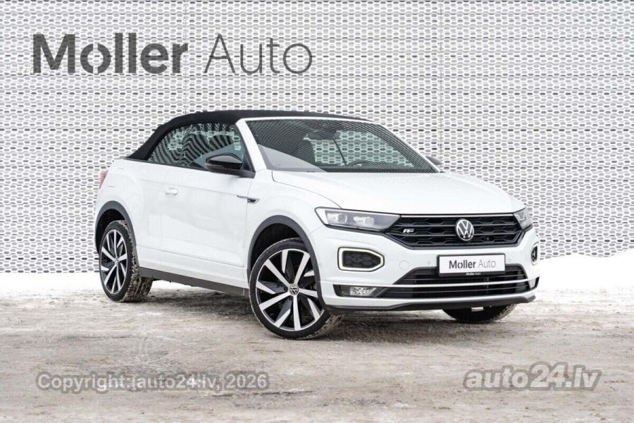 White Volkswagen T-Roc 2021 in Riga, with an engine capacity of 1.50 L and mileage of 57 thousand km for 23468 €, photo 3 on AUTOMOTO.COM.LV