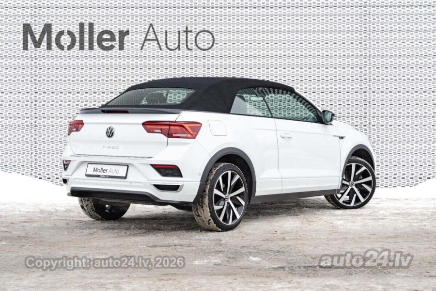 White Volkswagen T-Roc 2021 in Riga, with an engine capacity of 1.50 L and mileage of 57 thousand km for 23468 €, photo 5 on AUTOMOTO.COM.LV