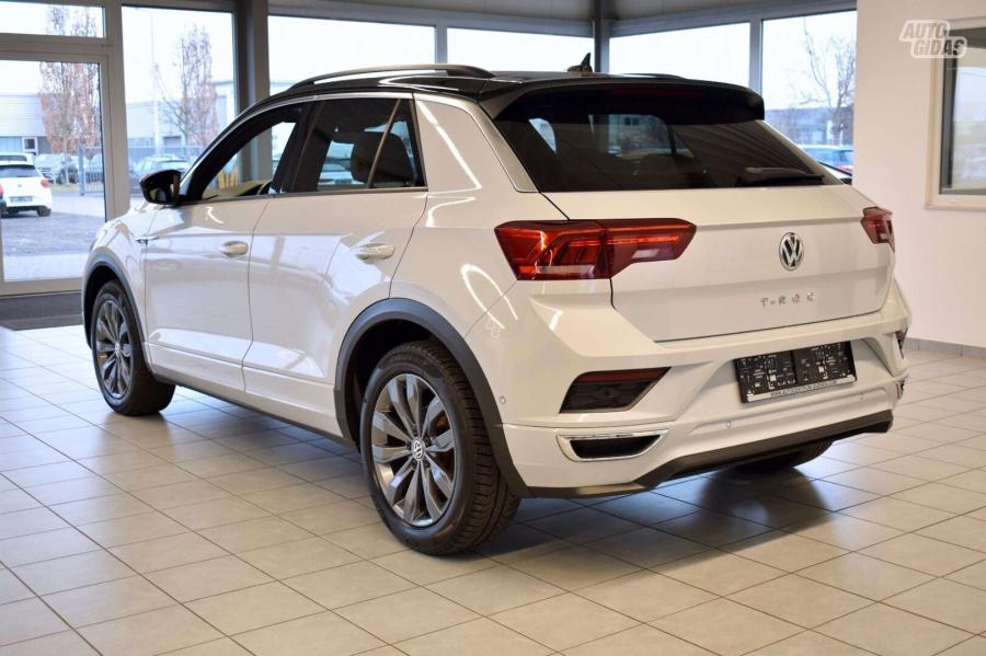 White Volkswagen T-Roc 2019 in Kaunas, with an engine capacity of 2.00 L and mileage of 83 thousand km for 25489 €, photo 6 on AUTOMOTO.COM.LV