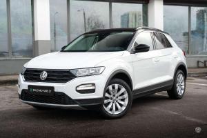 Balts Volkswagen T-Roc 2019 Viļņa, ar dzinēja tilpumu 2.00 L un nobraukumu 85 tūkst. km par 18500 €, foto  vietnē AUTOMOTO.COM.LV