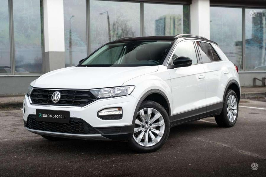 Balts Volkswagen T-Roc 2019 Viļņa, ar dzinēja tilpumu 2.00 L un nobraukumu 85 tūkst. km par 18500 €, foto 1 vietnē AUTOMOTO.COM.LV