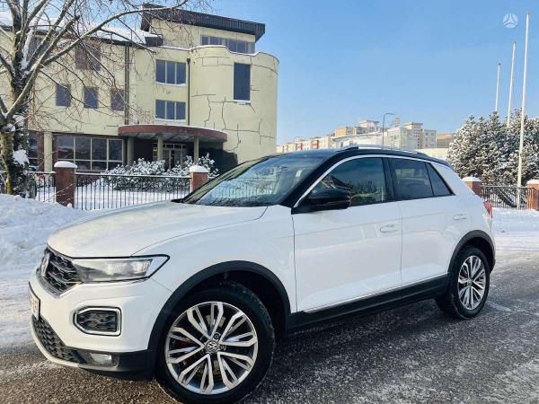 White Volkswagen T-Roc 2019 in Kaunas, with an engine capacity of 2.00 L and mileage of 206 thousand km for 15850 €, photo 6 on AUTOMOTO.COM.LV