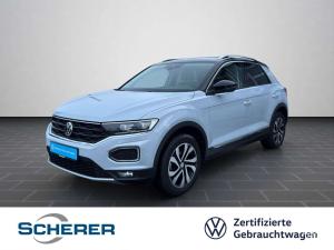 White Volkswagen T-Roc 2021 in Kaunas, with an engine capacity of 1.50 L and mileage of 54 thousand km for 22091 €, photo  on AUTOMOTO.COM.LV