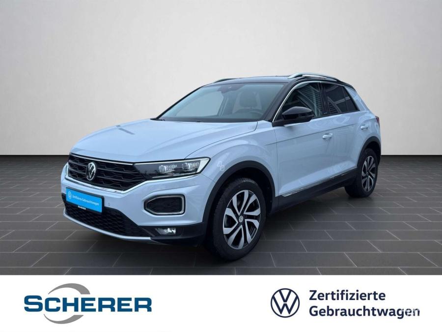 Balts Volkswagen T-Roc 2021 Kauņa, ar dzinēja tilpumu 1.50 L un nobraukumu 54 tūkst. km par 22091 €, foto 1 vietnē AUTOMOTO.COM.LV