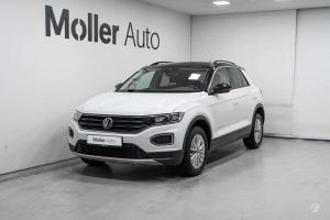 White Volkswagen T-Roc 2021 in Vilnius, with an engine capacity of 1.50 L and mileage of 70 thousand km for 19900 €, photo  on AUTOMOTO.COM.LV