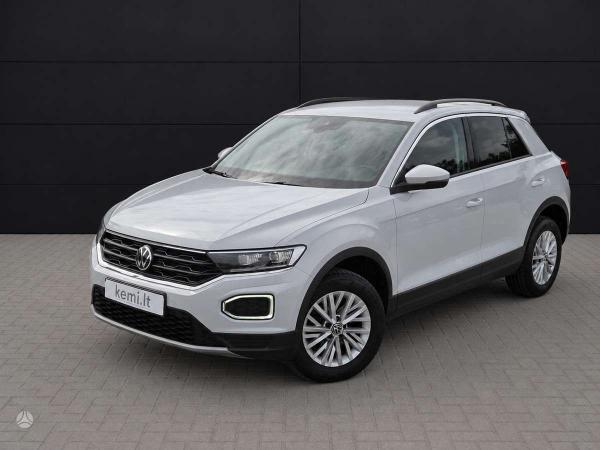 Balts Volkswagen T-Roc 2021 Viļņa, ar dzinēja tilpumu 1.50 L un nobraukumu 127 tūkst. km par 19350 €, foto 1 vietnē AUTOMOTO.COM.LV