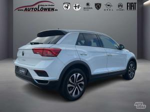 White Volkswagen T-Roc 2022 in Kaunas, with an engine capacity of 1.00 L and mileage of 23 thousand km for 21834 €, photo 4 on AUTOMOTO.COM.LV