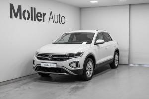 Balts Volkswagen T-Roc 2022 Viļņa, ar dzinēja tilpumu 1.50 L un nobraukumu 44 tūkst. km par 23500 €, foto  vietnē AUTOMOTO.COM.LV