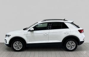 Balts Volkswagen T-Roc 2022 Kauņa, ar dzinēja tilpumu 1.50 L un nobraukumu 65 tūkst. km par 20800 €, foto 3 vietnē AUTOMOTO.COM.LV