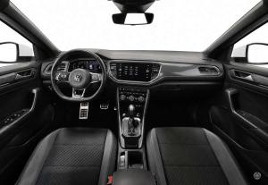 White Volkswagen T-Roc 2022 in Kaunas, with an engine capacity of 1.98 L and mileage of 115 thousand km for 21900 €, photo 8 on AUTOMOTO.COM.LV