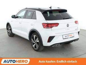 White Volkswagen T-Roc 2023 in Kaunas, with an engine capacity of 2.00 L and mileage of 15 thousand km for 32525 €, photo 4 on AUTOMOTO.COM.LV
