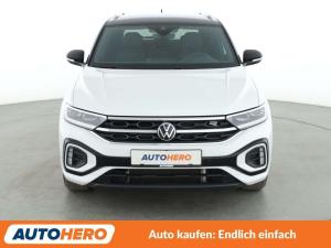 White Volkswagen T-Roc 2023 in Kaunas, with an engine capacity of 2.00 L and mileage of 15 thousand km for 32525 €, photo 9 on AUTOMOTO.COM.LV