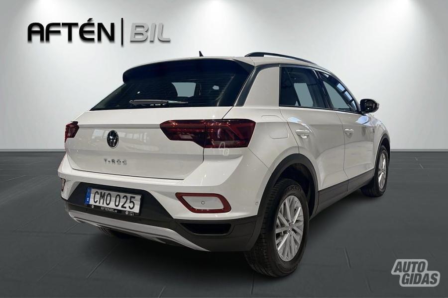 White Volkswagen T-Roc 2023 in Kaunas, with an engine capacity of 0.00 L and mileage of 21 thousand km for 23322 €, photo 10 on AUTOMOTO.COM.LV