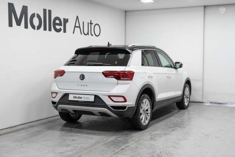 Balts Volkswagen T-Roc 2023 Viļņa, ar dzinēja tilpumu 1.50 L un nobraukumu 79 tūkst. km par 25900 €, foto 3 vietnē AUTOMOTO.COM.LV