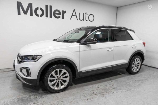Balts Volkswagen T-Roc 2023 Viļņa, ar dzinēja tilpumu 1.50 L un nobraukumu 61 tūkst. km par 25900 €, foto 2 vietnē AUTOMOTO.COM.LV