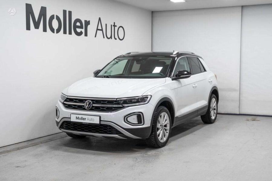 Balts Volkswagen T-Roc 2023 Viļņa, ar dzinēja tilpumu 1.50 L un nobraukumu 64 tūkst. km par 25900 €, foto 1 vietnē AUTOMOTO.COM.LV