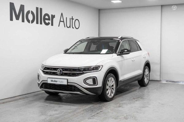 Balts Volkswagen T-Roc 2023 Viļņa, ar dzinēja tilpumu 1.50 L un nobraukumu 79 tūkst. km par 25450 €, foto 1 vietnē AUTOMOTO.COM.LV