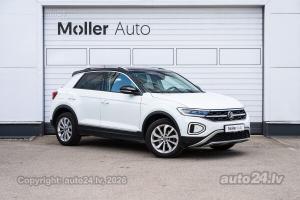 White Volkswagen T-Roc 2023 in Riga, with an engine capacity of 1.50 L and mileage of 48 thousand km for 26593 €, photo 3 on AUTOMOTO.COM.LV