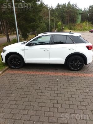 White Volkswagen T-Roc 2024 in Ventspils, with an engine capacity of 1.50 L and mileage of 8 thousand km for 31200 €, photo 14 on AUTOMOTO.COM.LV